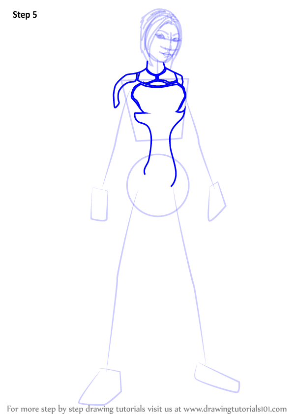 How to Draw Maya from Borderlands (Borderlands) Step by Step ...