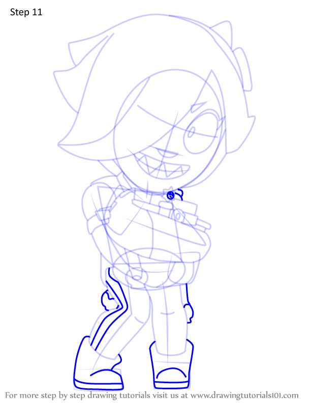 How to Draw Colette from Brawl Stars (Brawl Stars) Step by Step ...