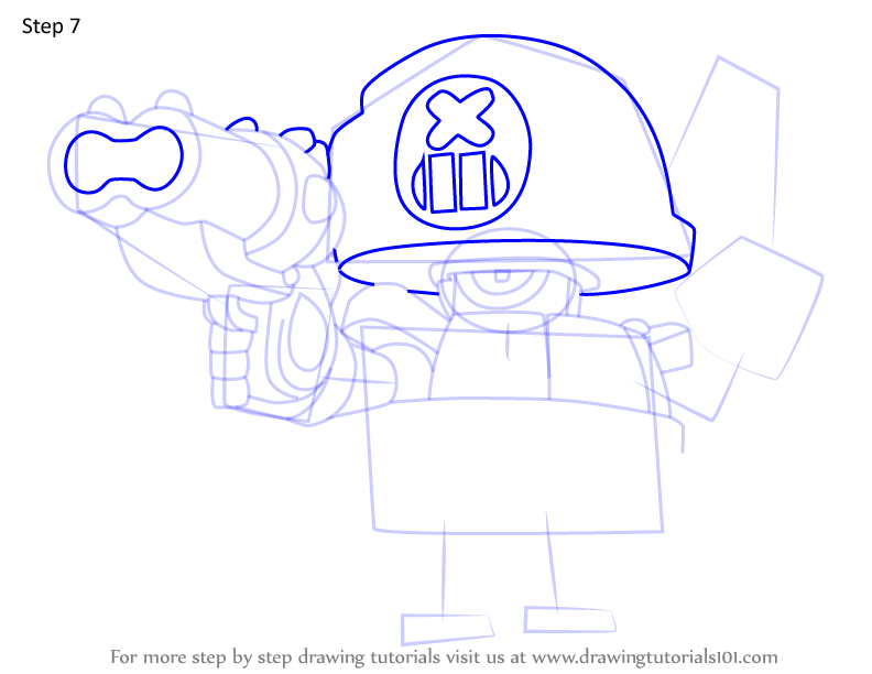 How to Draw Darryl from Brawl Stars (Brawl Stars) Step by Step ...