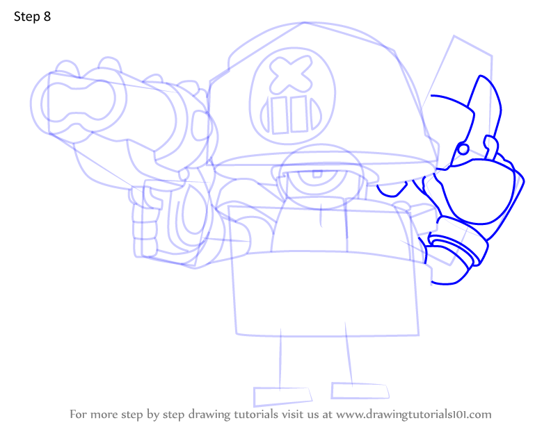 How to Draw Darryl from Brawl Stars (Brawl Stars) Step by Step ...