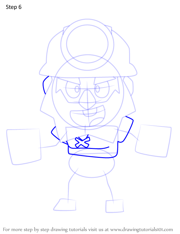 How to Draw Dynamike from Brawl Stars (Brawl Stars) Step by Step ...