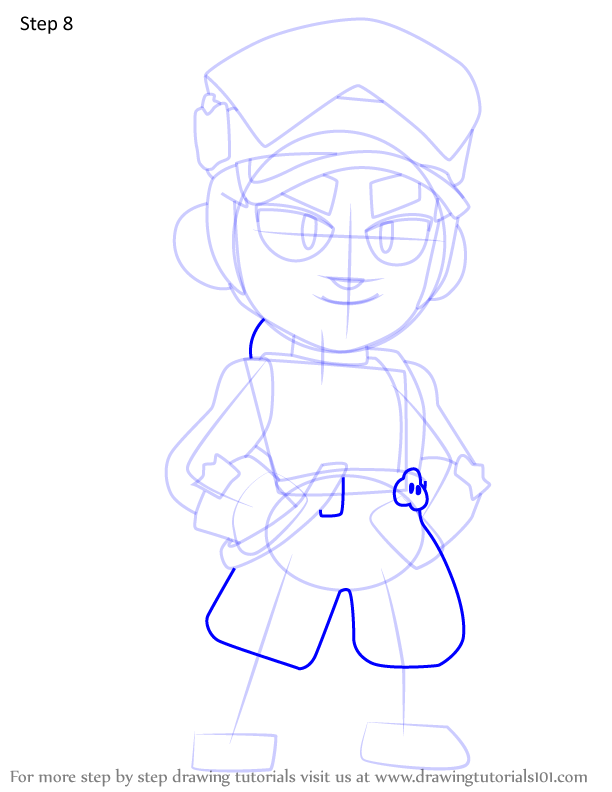 How to Draw Fang from Brawl Stars (Brawl Stars) Step by Step ...