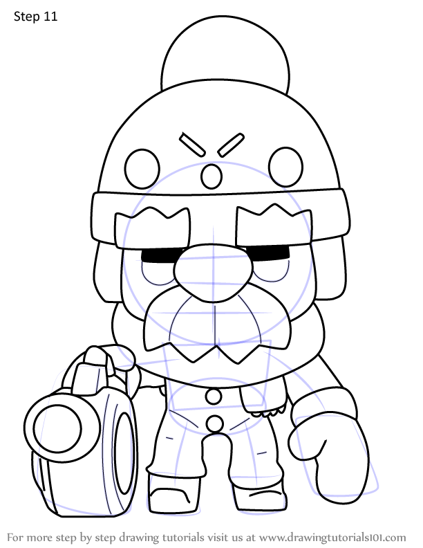 How to Draw Gale from Brawl Stars (Brawl Stars) Step by Step ...