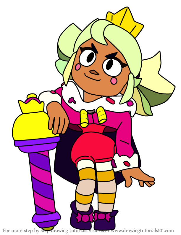 How to Draw Mandy from Brawl Stars (Brawl Stars) Step by Step ...