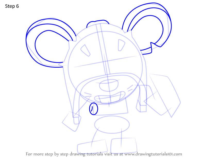How to Draw Moe from Brawl Stars (Brawl Stars) Step by Step ...
