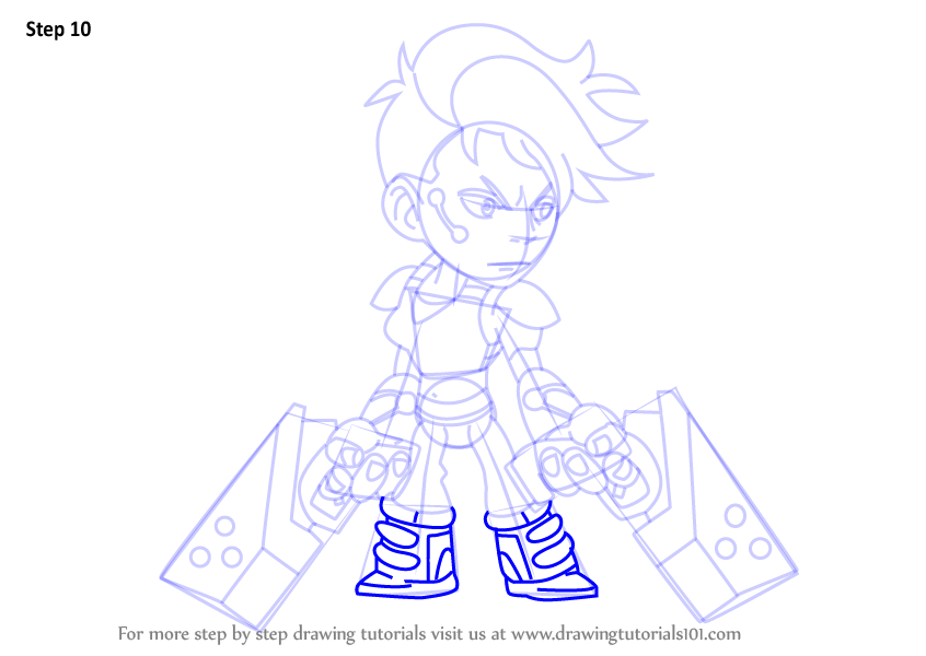 How to Draw Ada from Brawlhalla (Brawlhalla) Step by Step ...