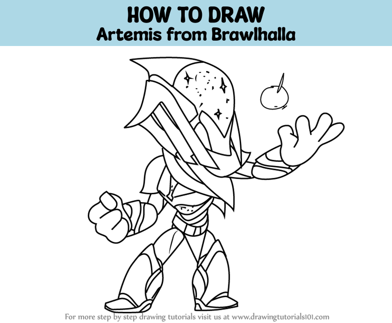 How to Draw Artemis from Brawlhalla (Brawlhalla) Step by Step ...
