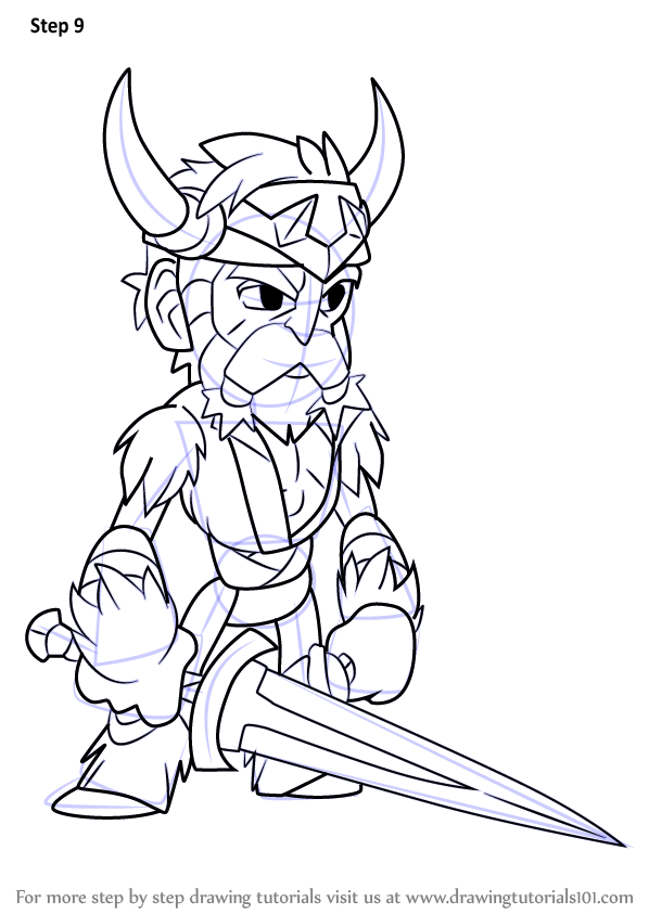 How to Draw Bodvar from Brawlhalla (Brawlhalla) Step by Step ...