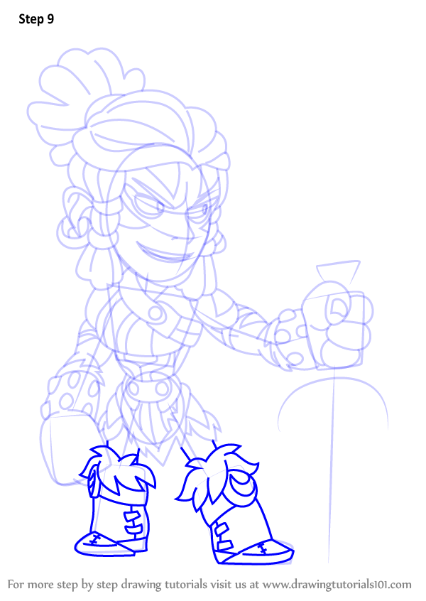 How to Draw Jhala from Brawlhalla (Brawlhalla) Step by Step ...