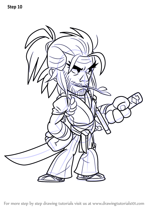 How to Draw Koji from Brawlhalla (Brawlhalla) Step by Step ...