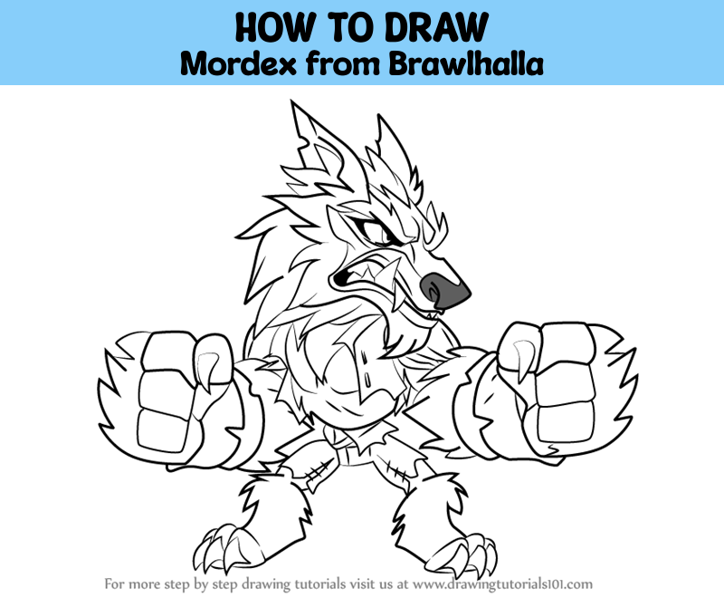 How to Draw Mordex from Brawlhalla (Brawlhalla) Step by Step ...