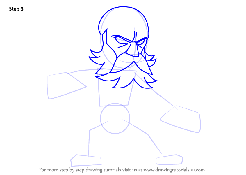 How to Draw Wu Shang from Brawlhalla (Brawlhalla) Step by Step ...