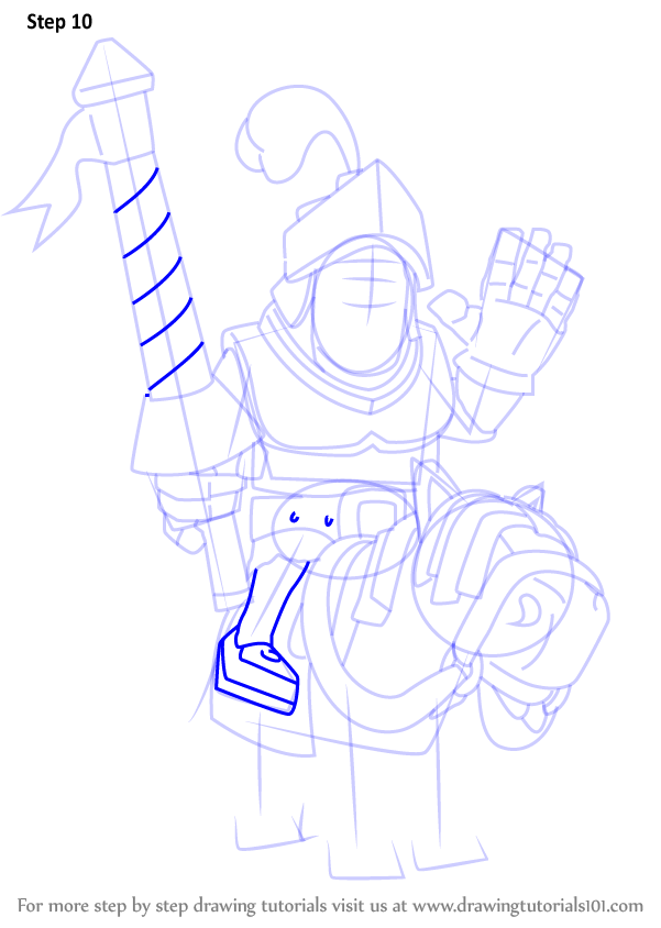 How to Draw Prince from Clash Royale (Clash Royale) Step by Step ...