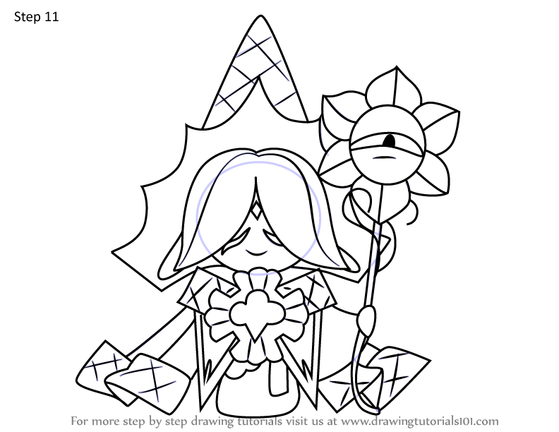 How to Draw Pure Vanilla Cookie from Cookie Run Kingdom (Cookie Run ...