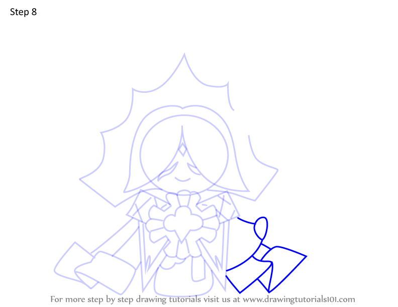 How to Draw Pure Vanilla Cookie from Cookie Run Kingdom (Cookie Run ...