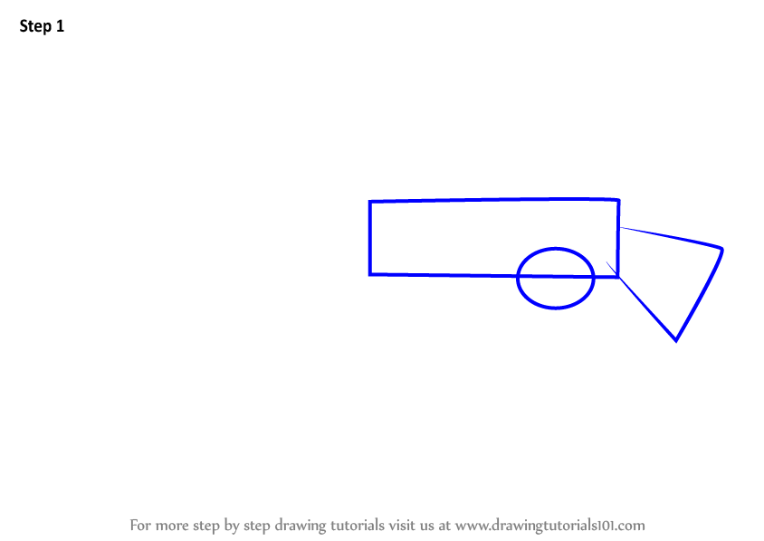 How to Draw Sawed-Off from Counter Strike (Counter Strike) Step by Step ...