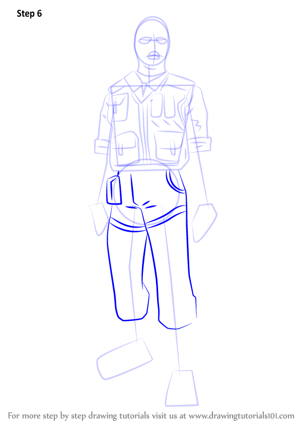 How to Draw Terrorist from Counter Strike (Counter Strike) Step by Step ...