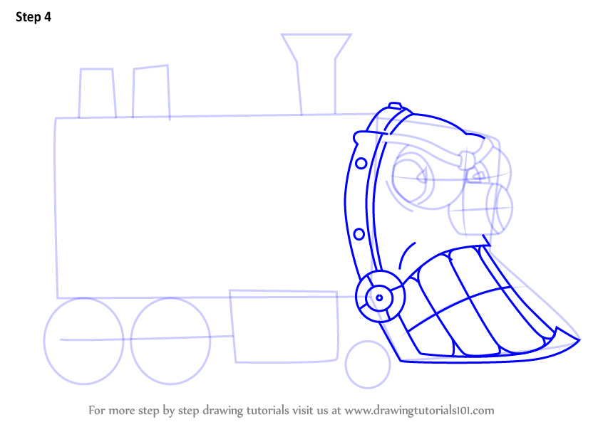 How to Draw Head of the Train from Cuphead (Cuphead) Step by Step ...