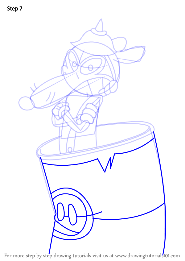 How to Draw Werner Werman from Cuphead (Cuphead) Step by Step ...