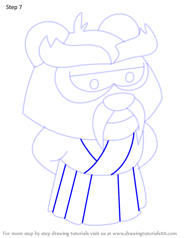 How to Draw Sensei Tanuki from Cut the Rope (Cut the Rope) Step by Step ...