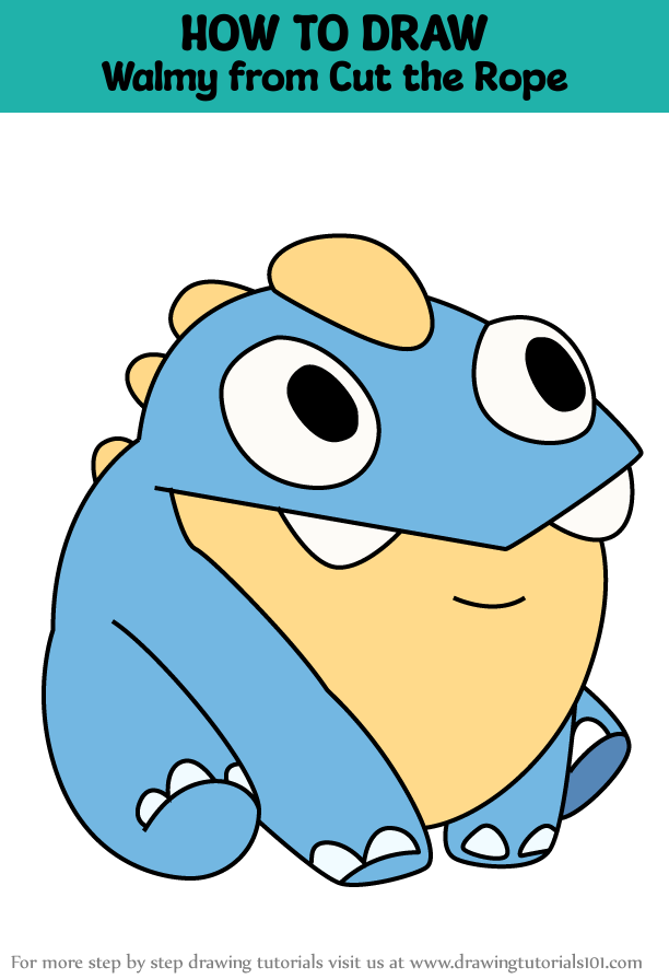 How to Draw Walmy from Cut the Rope (Cut the Rope) Step by Step ...
