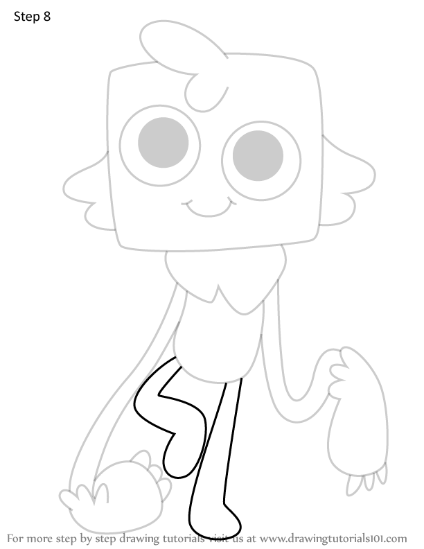 How to Draw Goob from Dandy's World (Dandy's World) Step by Step | DrawingTutorials101.com