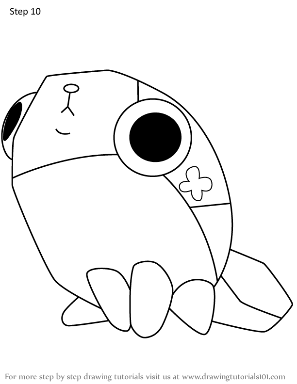 How to Draw Pebble Dancifer Jr. from Dandy's World (Dandy's World) Step ...