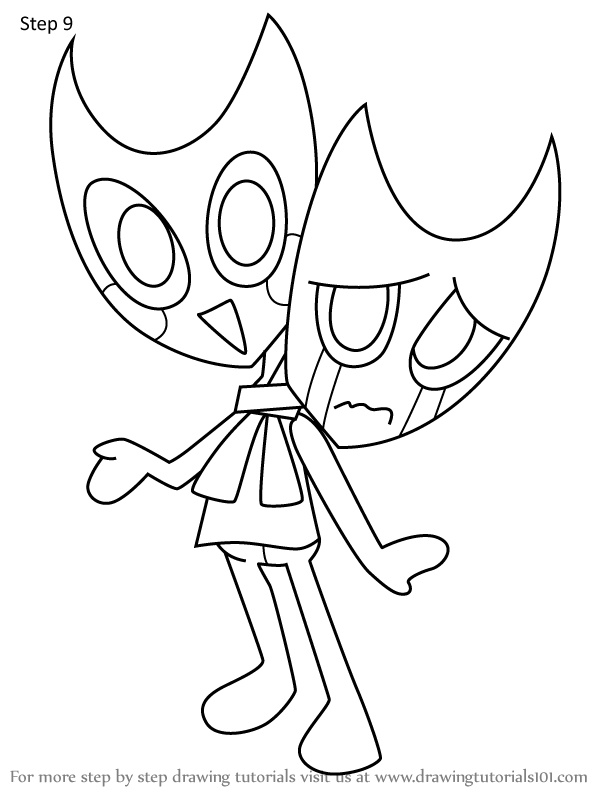How to Draw Razzle & Dazzle from Dandy's World (Dandy's World) Step by ...