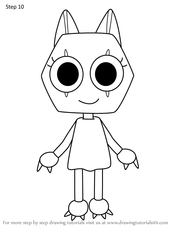 How to Draw Scraps from Dandy's World (Dandy's World) Step by Step ...