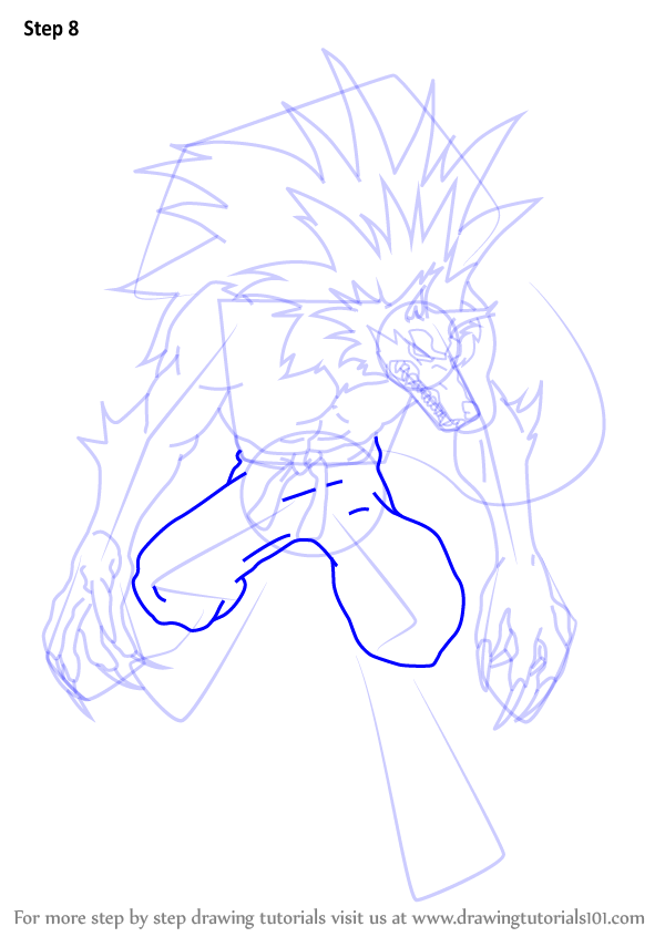 How to Draw Jon Talbain from Darkstalkers (Darkstalkers) Step by Step ...