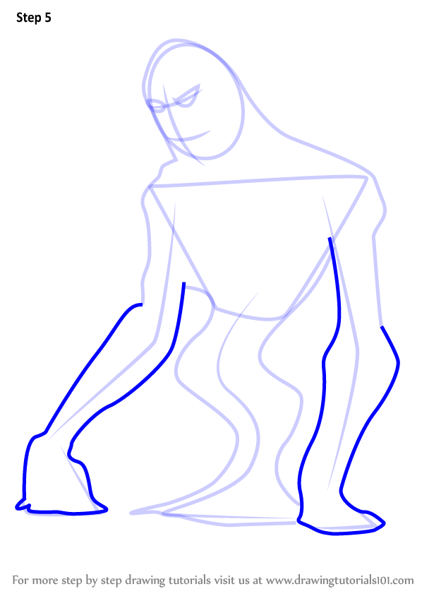 How to Draw Shadow from Darkstalkers (Darkstalkers) Step by Step ...