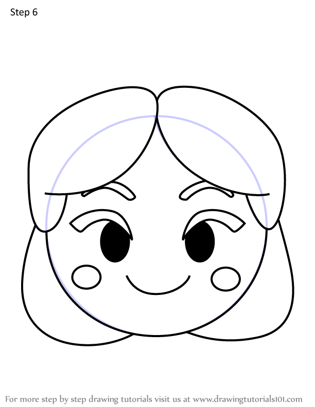 How to Draw Alice from Disney Emoji Blitz (Disney Emoji Blitz) Step by ...