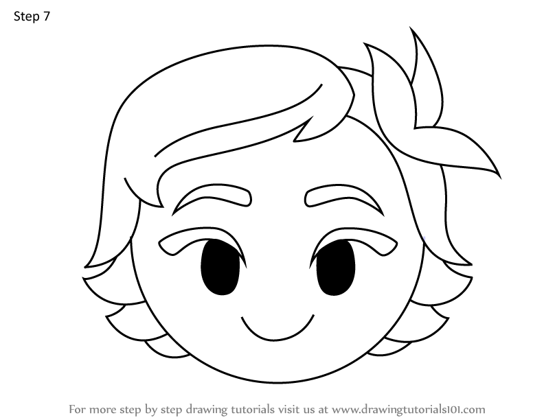 How to Draw Baby Moana from Disney Emoji Blitz (Disney Emoji Blitz ...
