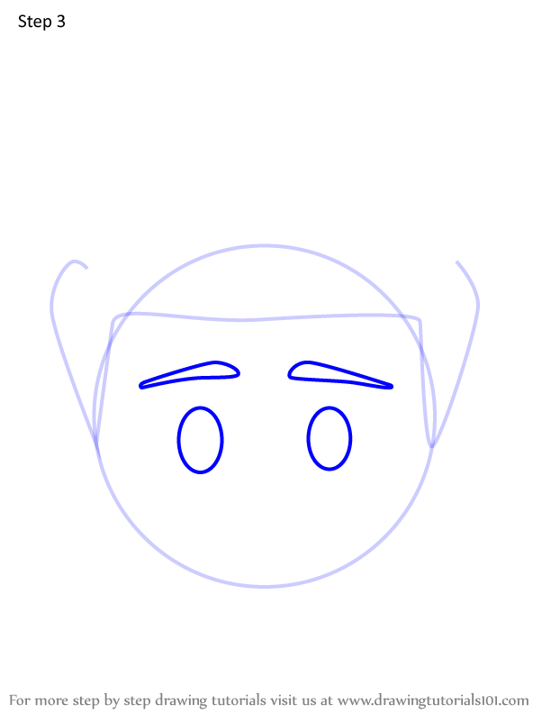 How to Draw Barney from Disney Emoji Blitz (Disney Emoji Blitz) Step by ...