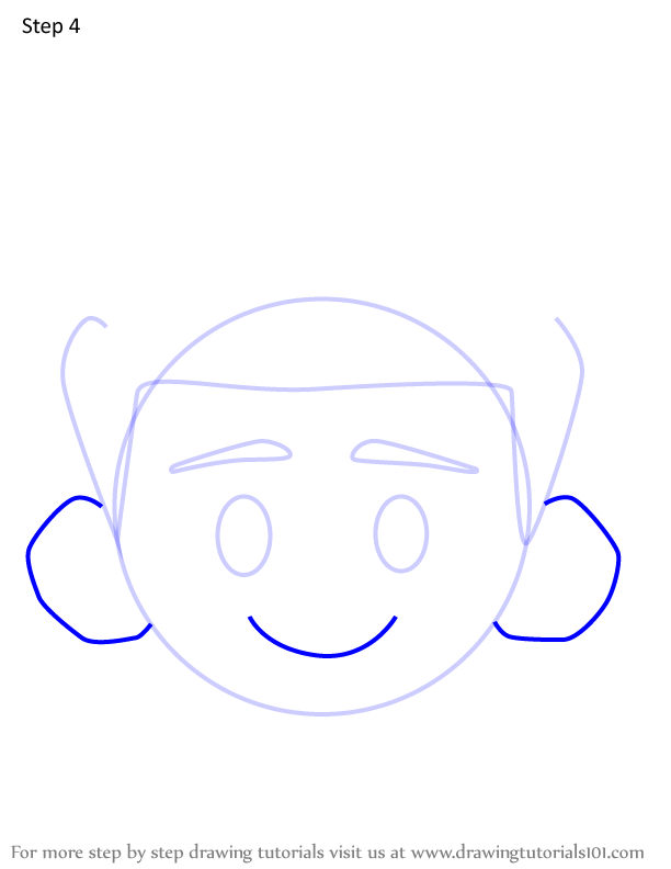 How to Draw Barney from Disney Emoji Blitz (Disney Emoji Blitz) Step by ...