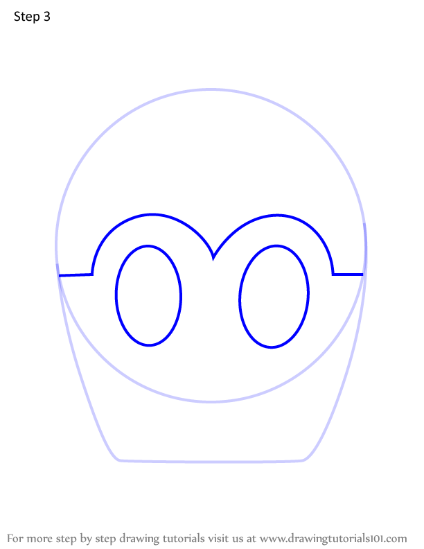 How to Draw C-3PO from Disney Emoji Blitz (Disney Emoji Blitz) Step by ...