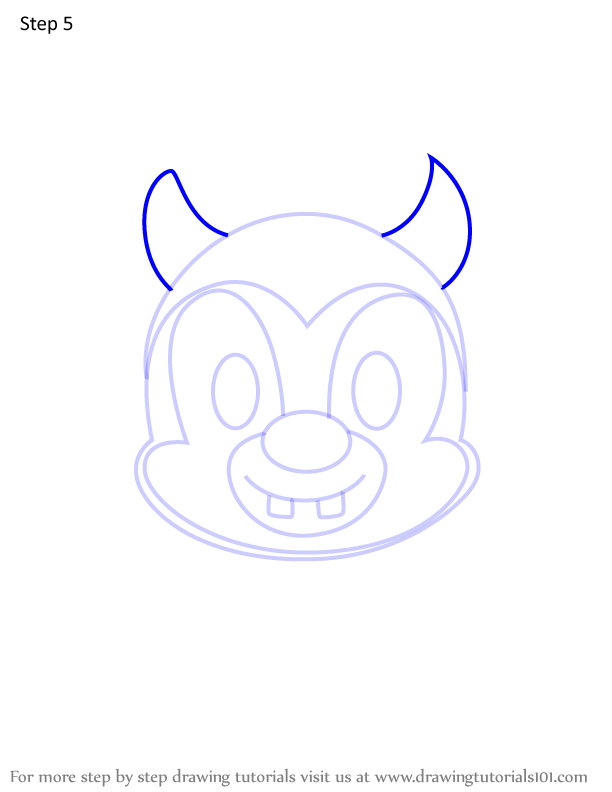 How To Draw The Devil Emoji Movie Youtube