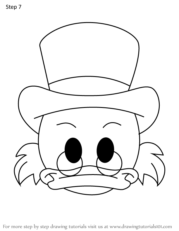 How to Draw Ebenezer Scrooge McDuck from Disney Emoji Blitz (Disney ...