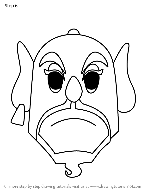 How to Draw Genie Jafar from Disney Emoji Blitz (Disney Emoji Blitz ...