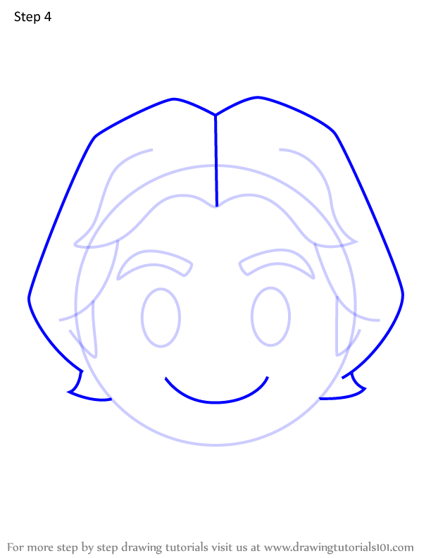 How to Draw Han Solo from Disney Emoji Blitz (Disney Emoji Blitz) Step ...