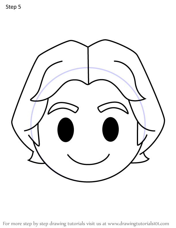 How to Draw Han Solo from Disney Emoji Blitz (Disney Emoji Blitz) Step ...