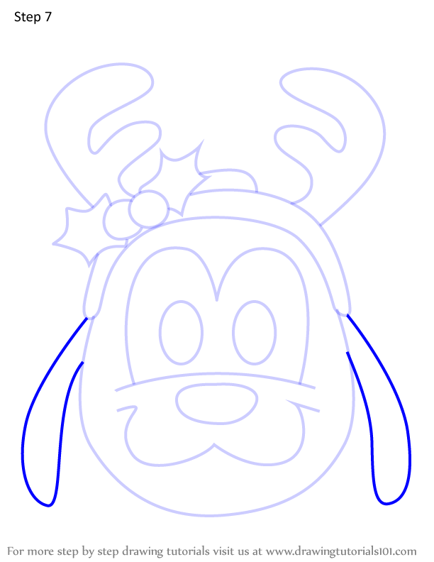 How to Draw Holiday Pluto from Disney Emoji Blitz (Disney Emoji Blitz ...
