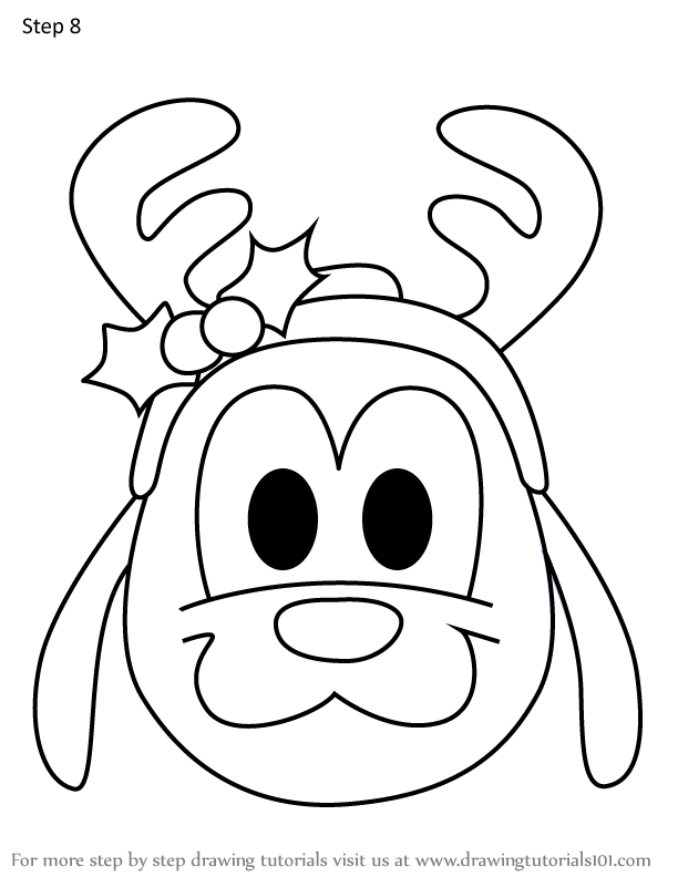 Pluto Christmas Coloring Pages [2025]
