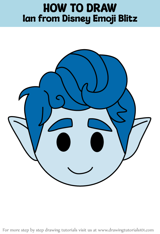 How to Draw Ian from Disney Emoji Blitz (Disney Emoji Blitz) Step by ...