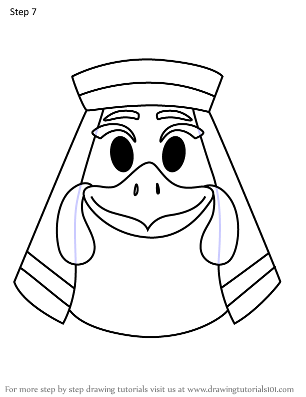 How to Draw Lady Kluck from Disney Emoji Blitz (Disney Emoji Blitz ...