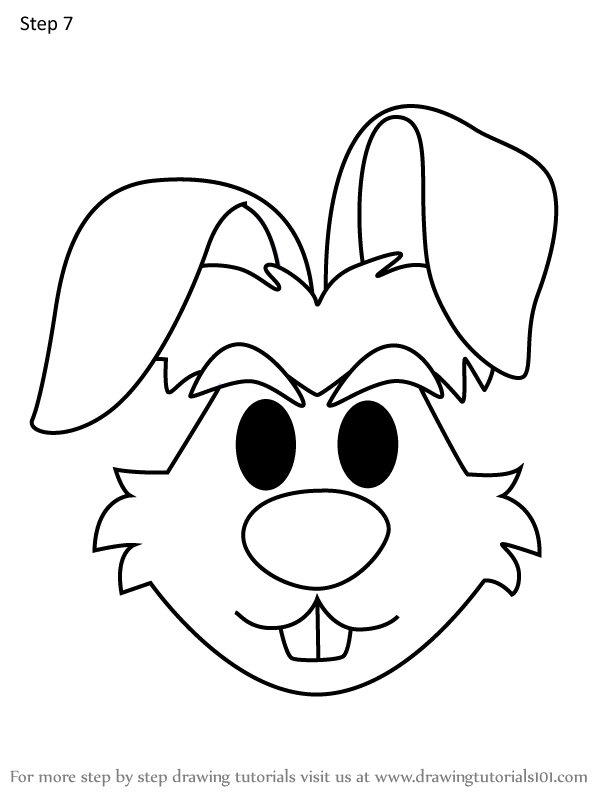 How To Draw A Hare Face