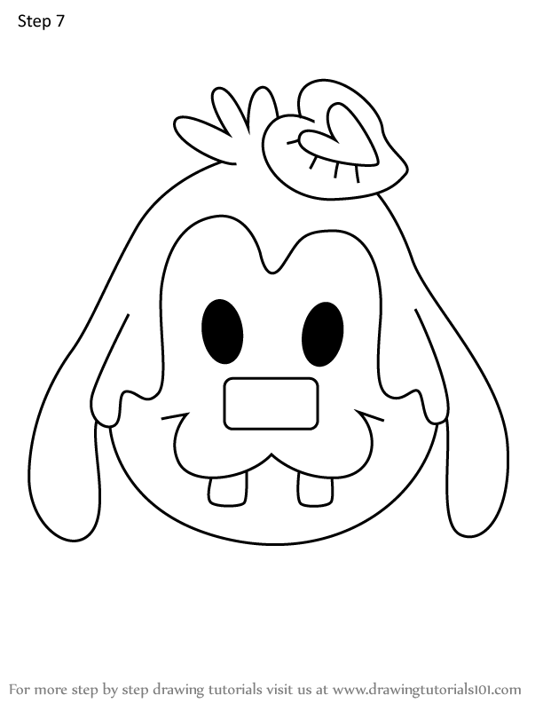 How to Draw Pancake Goofy from Disney Emoji Blitz (Disney Emoji Blitz ...