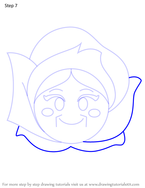 How to Draw Rose (Alice in Wonderland) from Disney Emoji Blitz (Disney ...