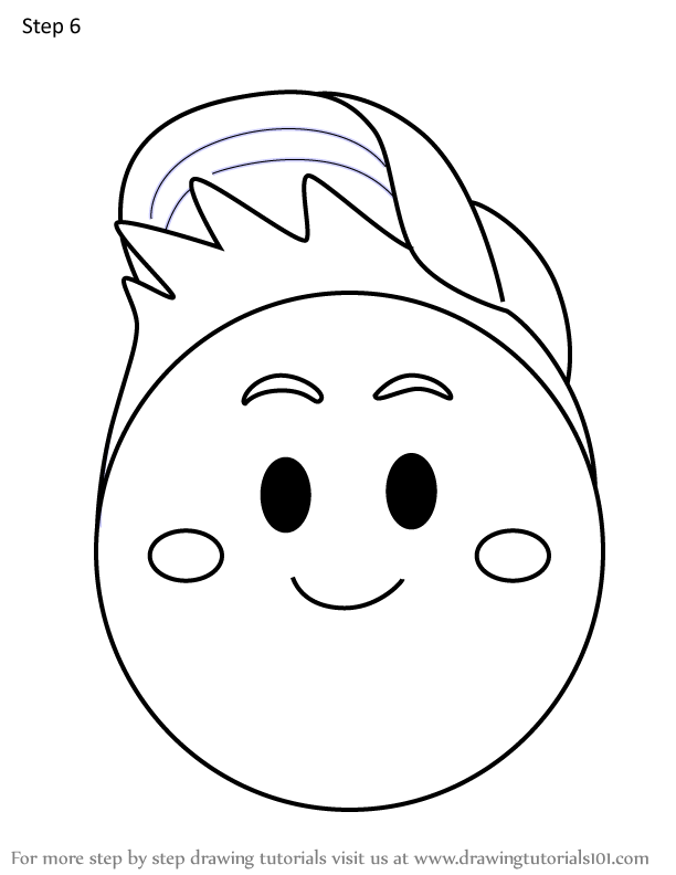 How to Draw Russell from Disney Emoji Blitz (Disney Emoji Blitz) Step ...