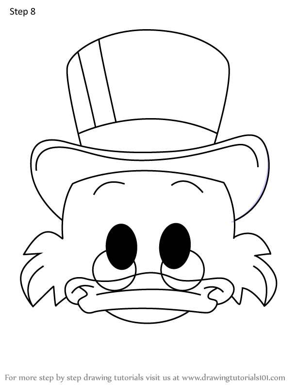 How to Draw Scrooge McDuck from Disney Emoji Blitz (Disney Emoji Blitz ...